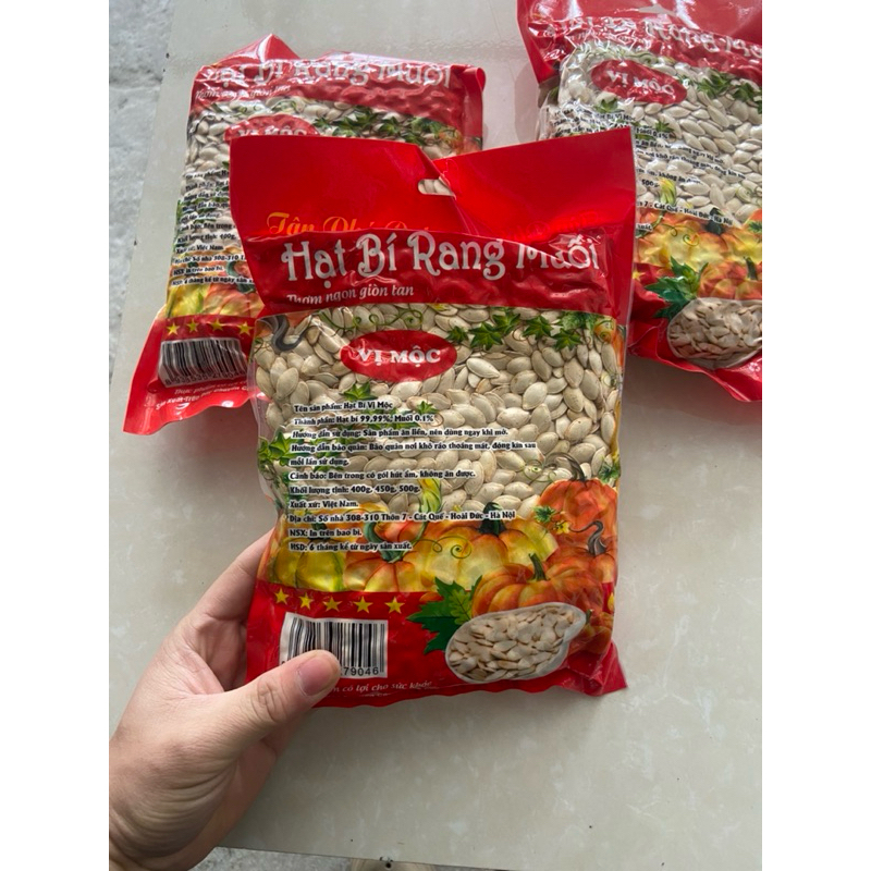 450gram Hạt Bí Rang Muối - vị mộc thơm ngon đồ ăn vặt giá rẻ | Shopee ...