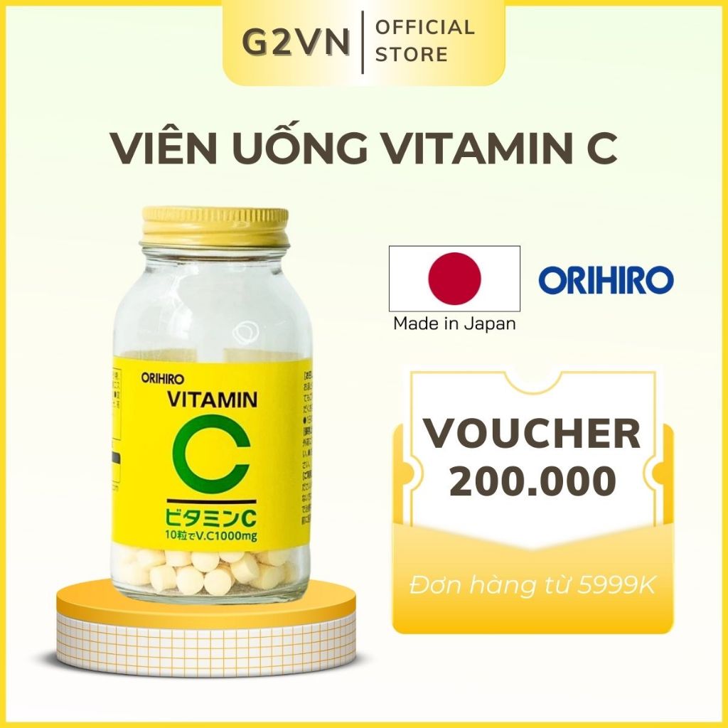 Viên Uống Vitamin C Orihiro 300 Viên | Shopee Việt Nam