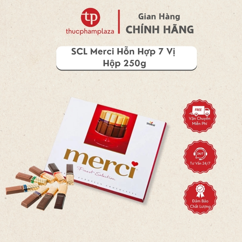 SOCOLA MERCI HỖN HỢP 4 VỊ SỮA - HỘP 250G | Shopee Việt Nam