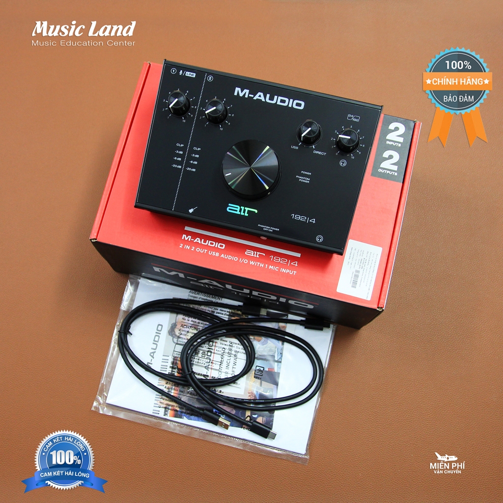 Sound Card Thu Âm M-Audio 192/4 – Chính Hãng | Shopee Việt Nam
