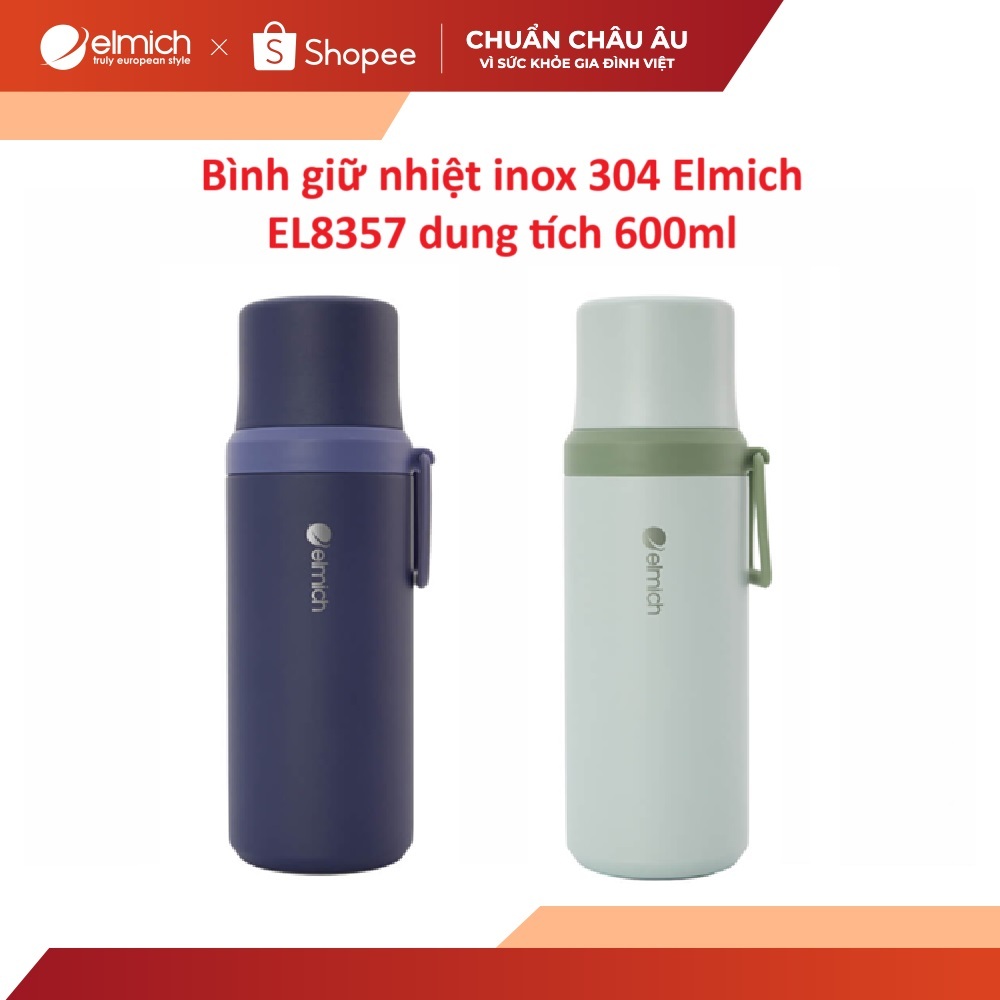 Bình giữ nhiệt inox 304 Elmich EL8357 dung tích 600ml | Shopee Việt Nam
