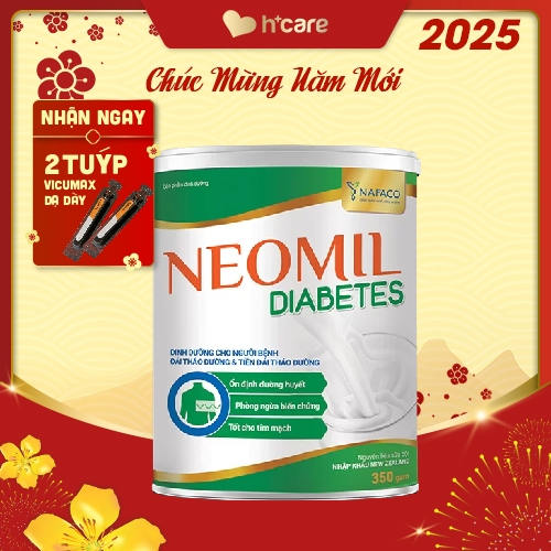 Sữa bột cho người tiểu đường Nafaco Neomil Diagold 350g ổn định đường ...