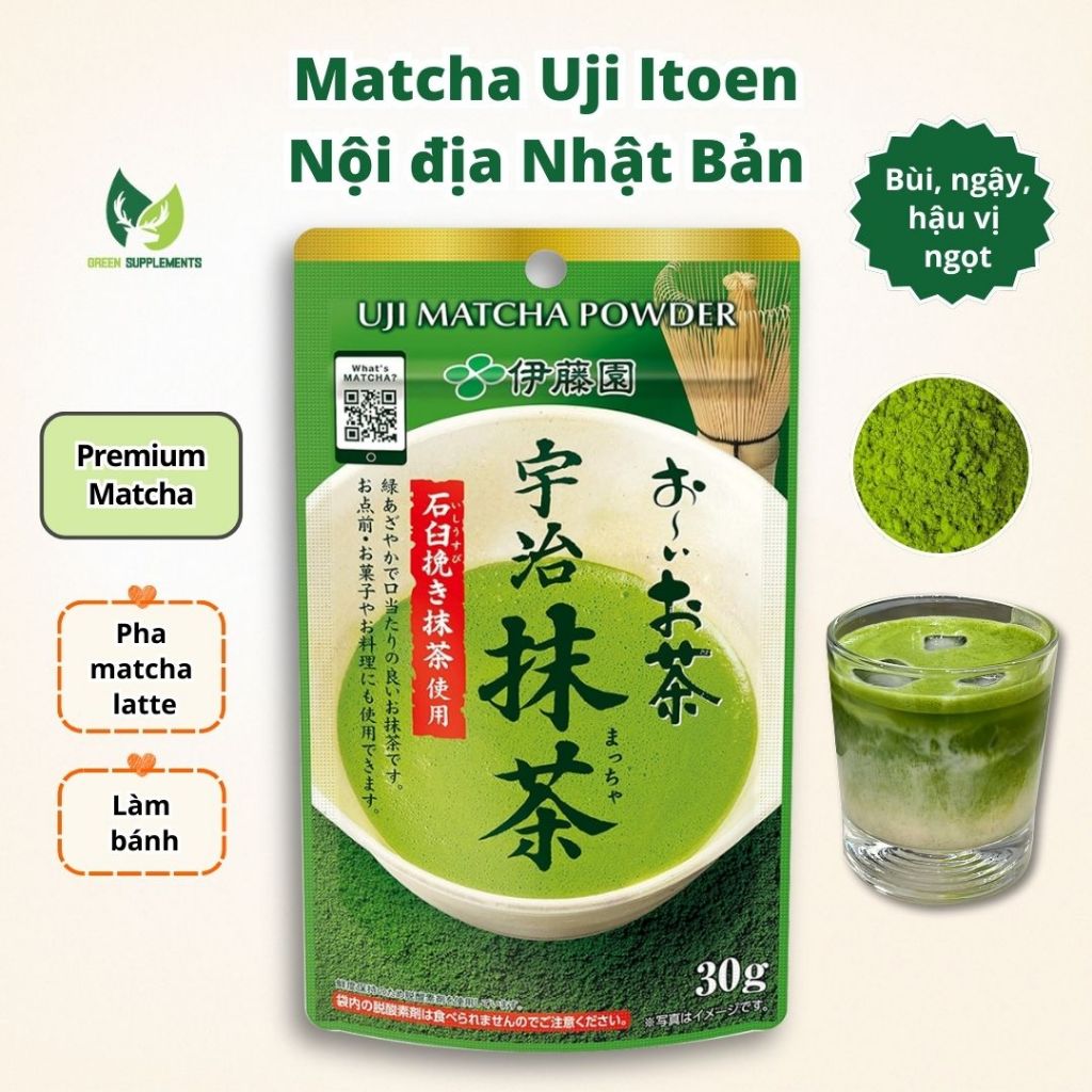 Bột Matcha Itoen Oi Ocha Uji Matcha Powder Nhật Bản 30g Bùi Ngậy Đậm Đà ...