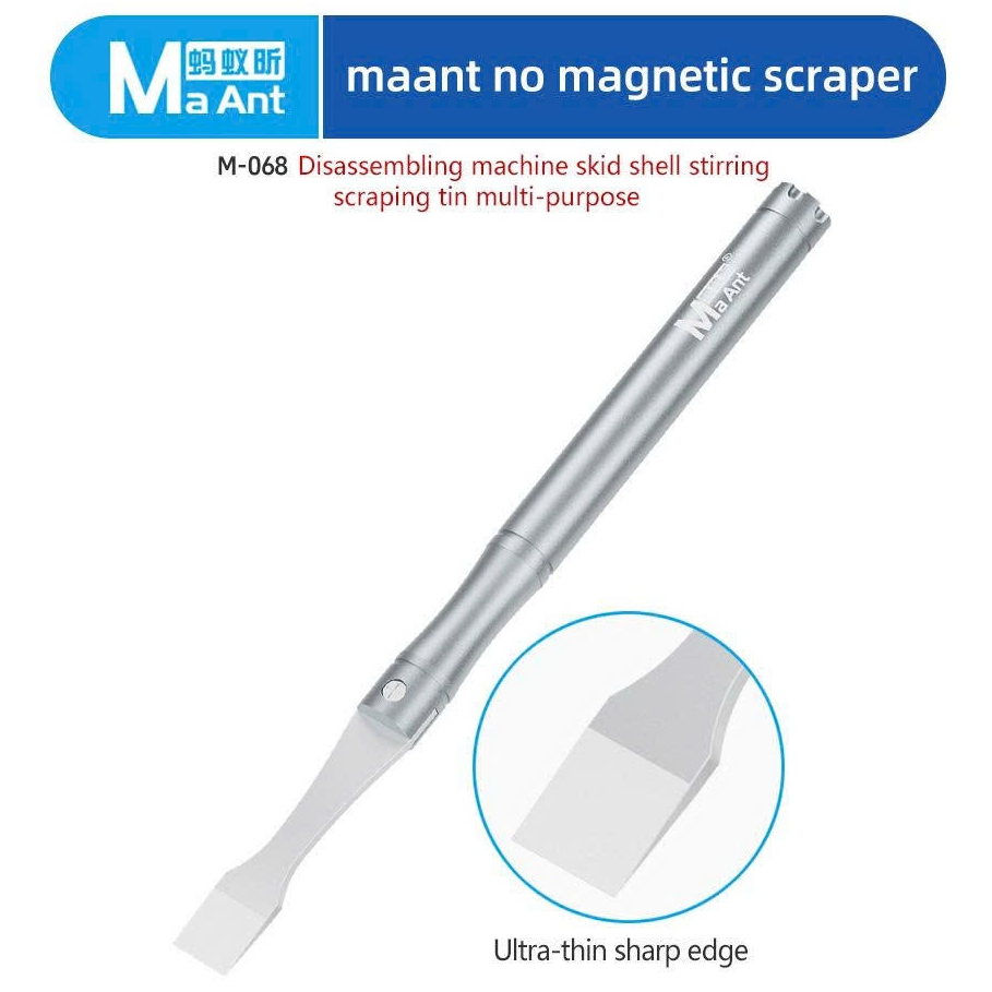 Dụng cụ cạo bằng thép không gỉ siêu cứng MaAnt M-068 để cạo thiếc và tháo vỏ máy | Shopee Việt Nam