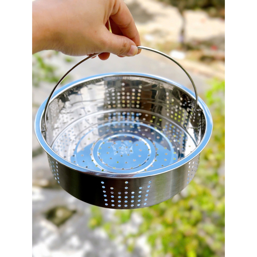 Xửng Hấp Inox, Khay Hấp Inox, Dùng Cho Nồi Cơm Điện OLIVO RC86, nồi áp ...