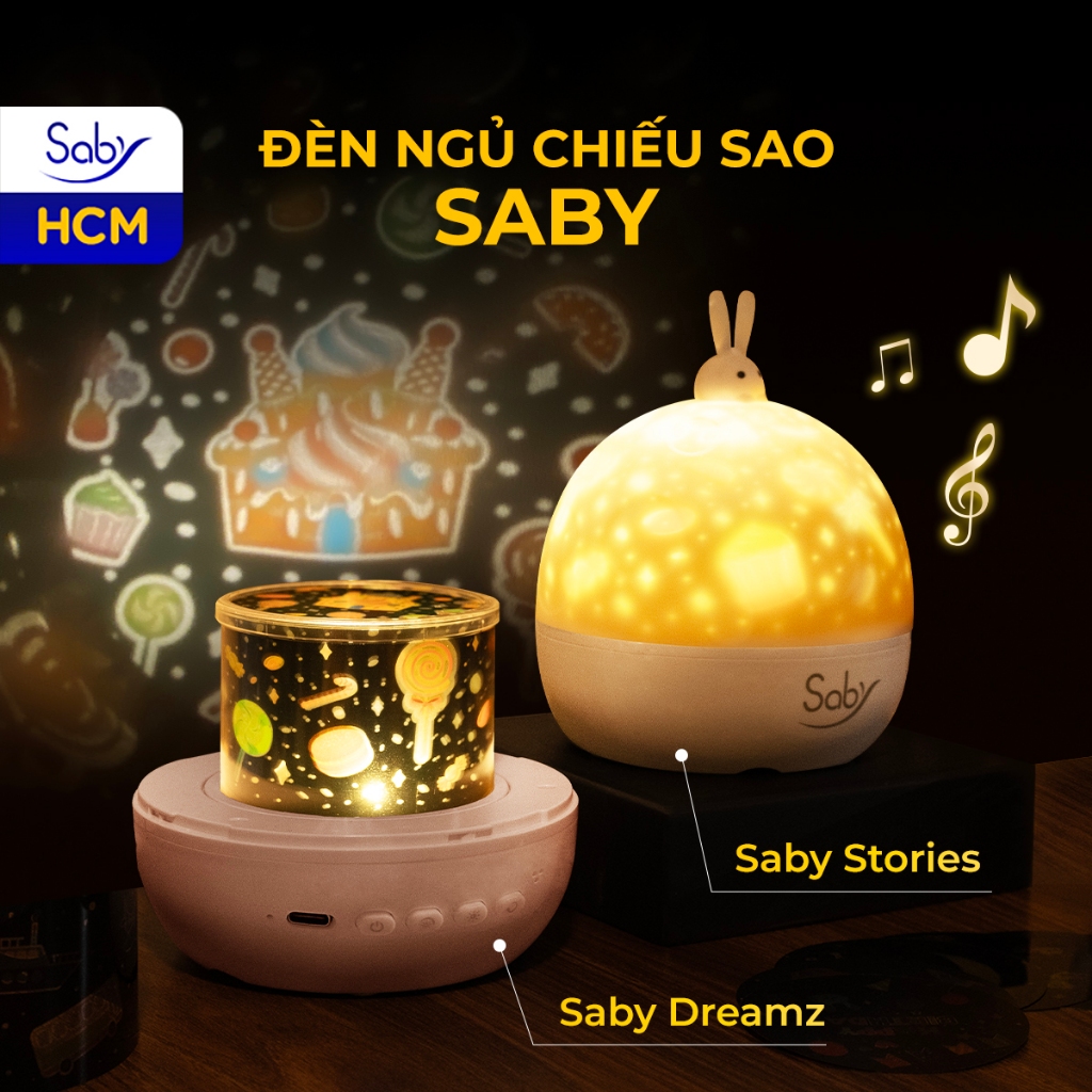 Đèn ngủ Saby Dreamz, Saby Stories loa bluetooth, đèn ngủ chiếu sao NGÔI ...