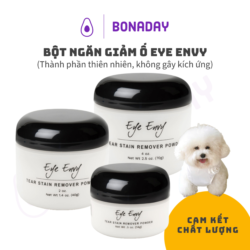 BỘT THOA GIẢM Ố MẮT CHO CHÓ MÈO EYE ENVY TEAR STAIN REMOVER POWDER FOR ...
