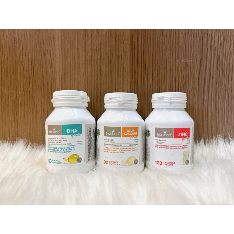 [HÀNG ÚC] Viên uống Bio Island bổ sung DHA/ Canxi / Kẽm cho bé | Shopee ...