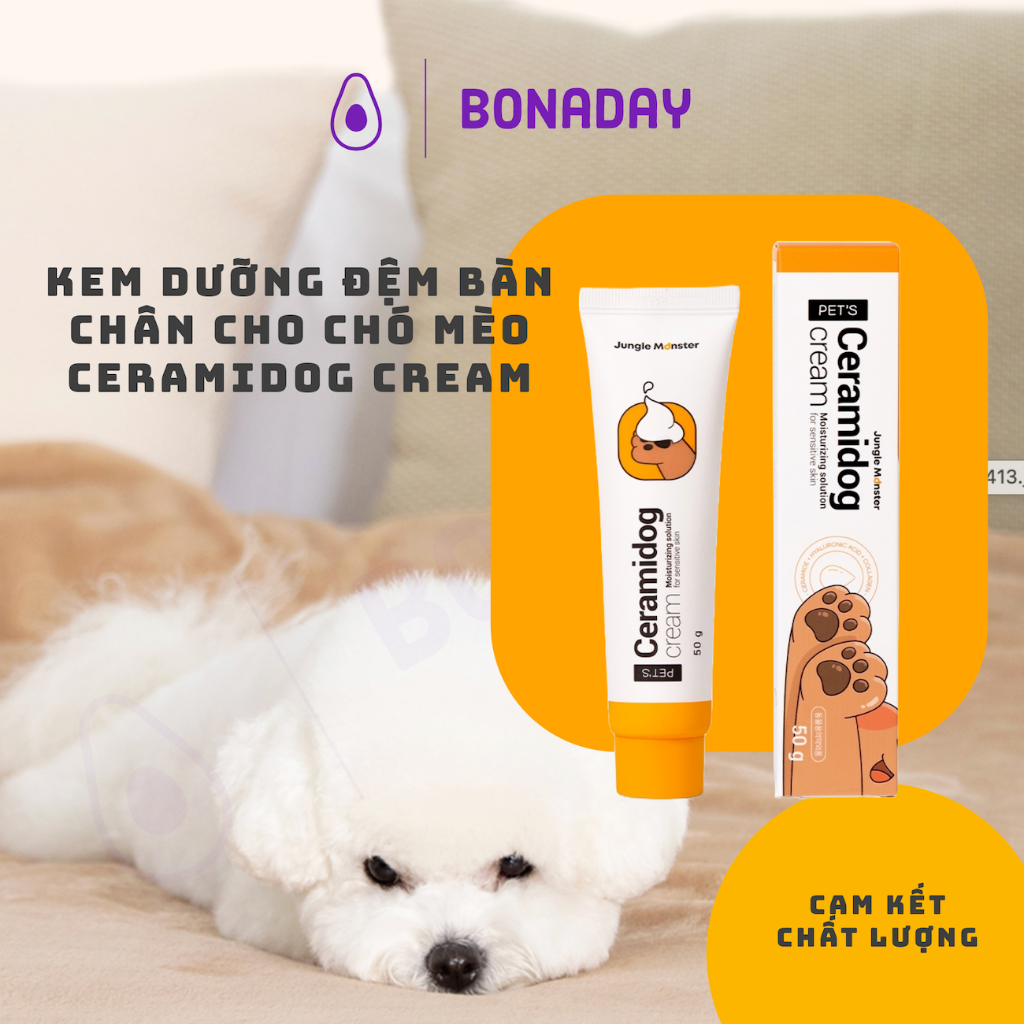 KEM DƯỠNG ĐỆM BÀN CHÂN CHÓ MÈO JUNGLE MONSTER, BONADAY PETS, Dưỡng mềm ...