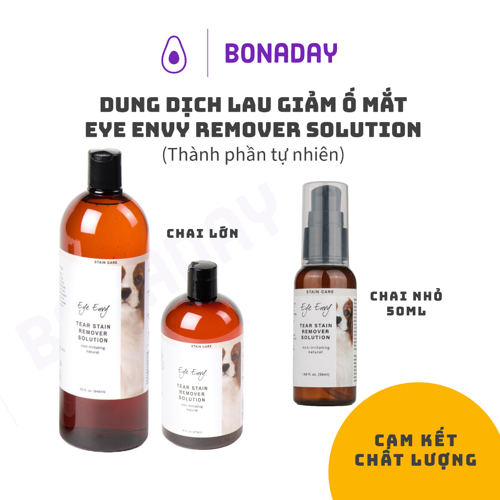 DUNG DỊCH LAU GIẢM Ố VÀNG LÔNG MẮT CHO CHÓ EYE ENVY TEAR STAIN REMOVER ...