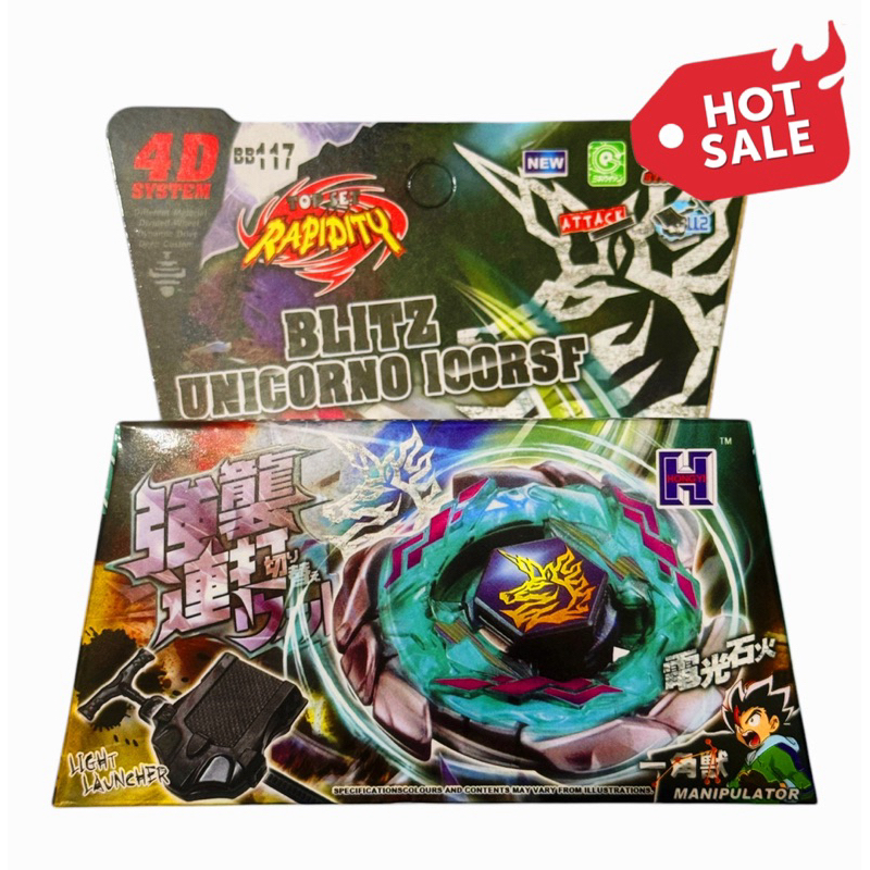 Con quay Kỳ Lân, con quay Beyblade metal Blitz Unicorno | Shopee Việt Nam