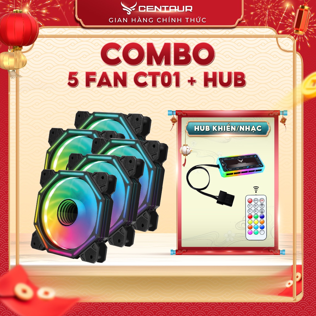 Combo Fan Led Centaur TF-CT01 | Centaur Việt Nam | Shopee Việt Nam