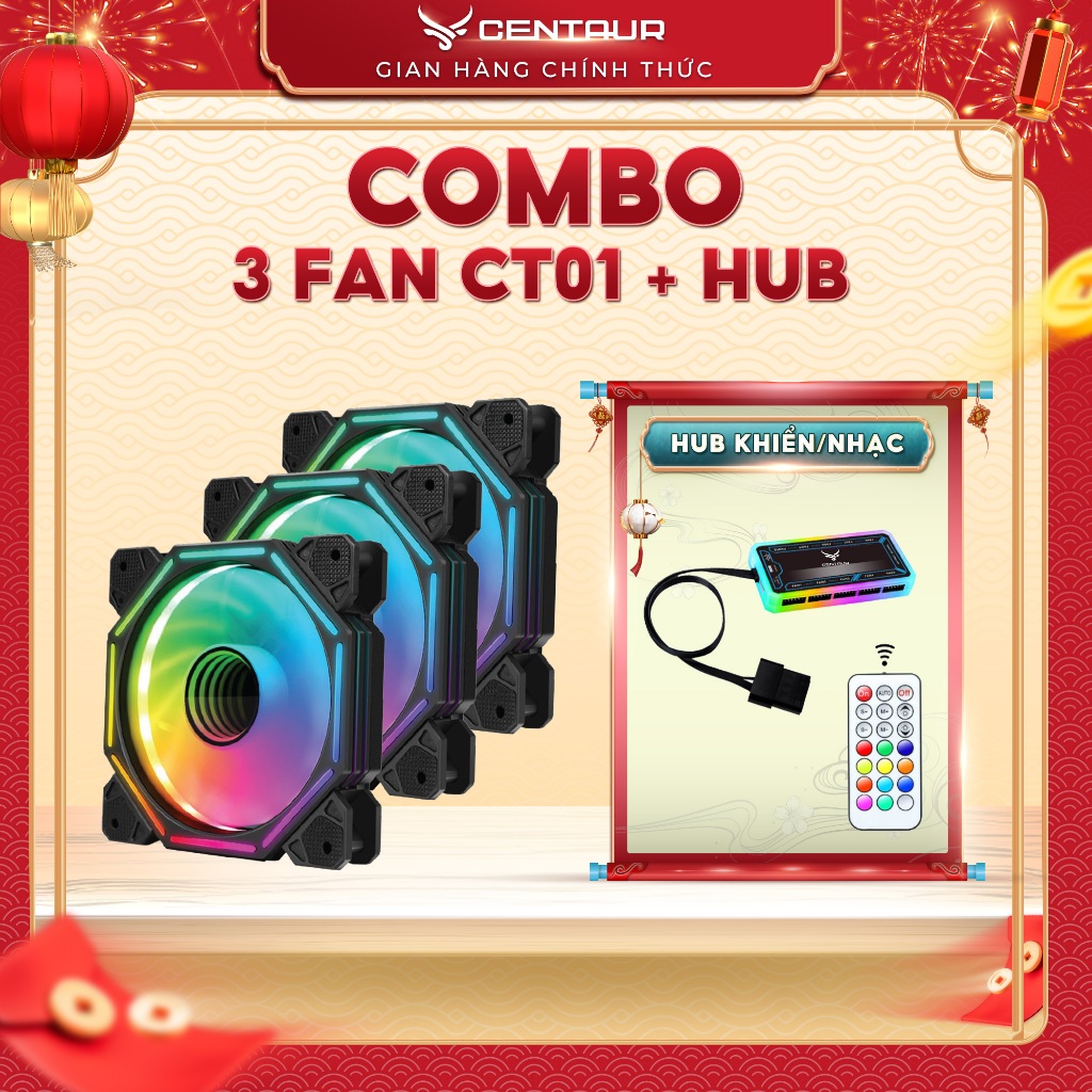 Combo Fan Led Centaur TF-CT01 | Centaur Việt Nam | Shopee Việt Nam