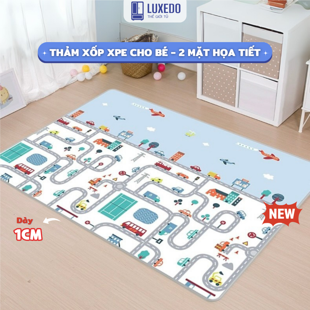 Thảm Xốp Cho Bé Dày 1cm Chống Nước, Thảm Xốp XPE 2 Mặt Trải Sàn Cho Bé Chơi Siêu Êm Sale Giá Sốc ...