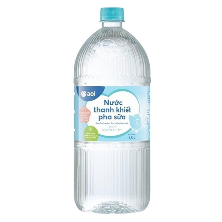 Nước thanh khiết pha sữa Aoi chai 1,5L | Shopee Việt Nam