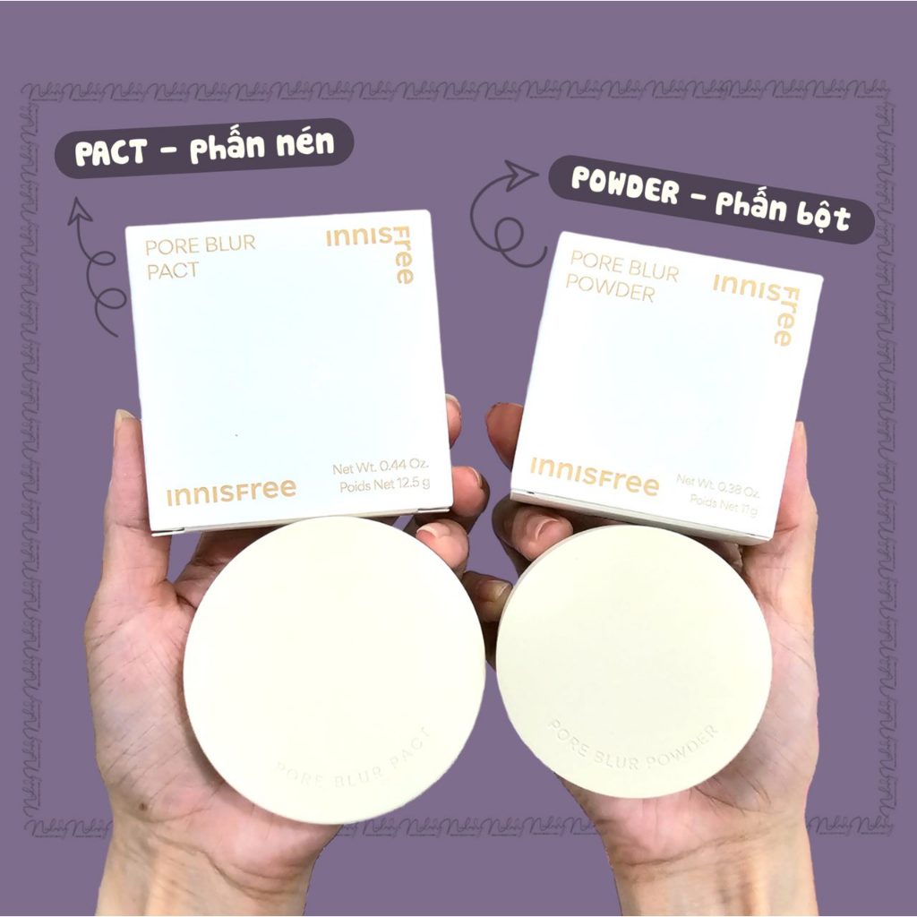 Phấn phủ Innisfree Pore Blur Pact, phấn phủ bột Innisfree Pore Blur ...