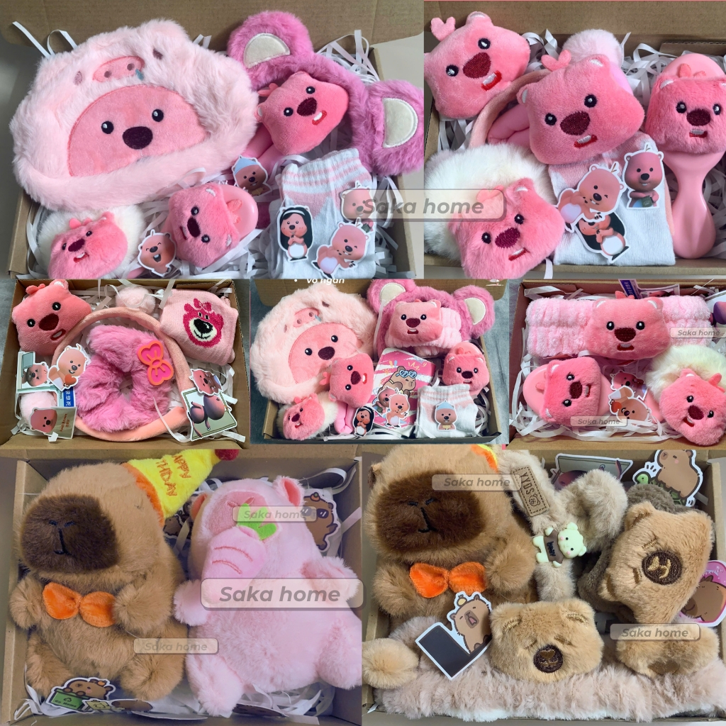Quà Valentine Dễ Thương Loopy, Capybara Màu Hồng Tặng Người Yêu/bạn Gái ...