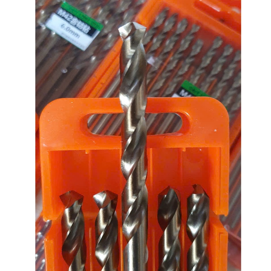 M42 HSS co 2mm-5mm Mũi khoan kim loại gỗ inox 304 thép cobalt HSS Co ...