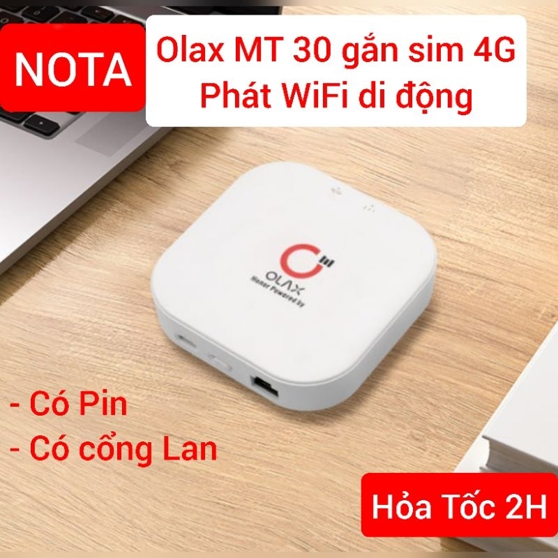 Bộ Phát Wifi Olax MT30 gắn Sim 4G có PIN TABWD OLax MF980L MT10 Cục ...