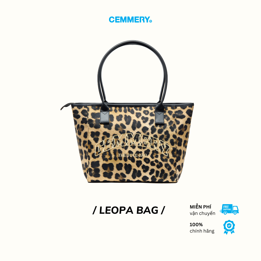 Túi Tote Họa Tiết Beo CEMMERY Local Brand Chính Hãng Leopa Bag Vải ...