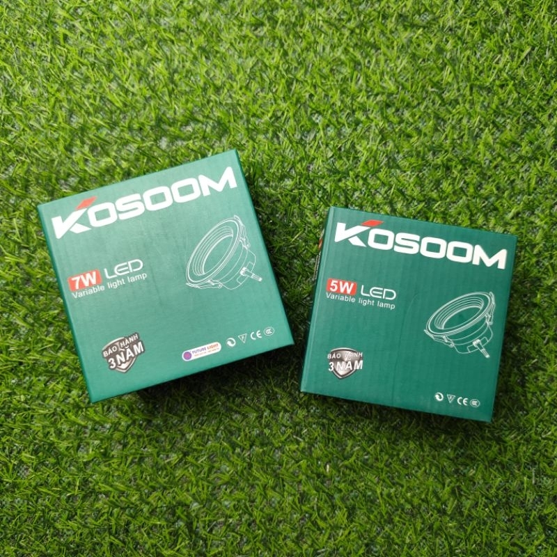 [HÀNG CHÍNH HÃNG] Đèn Âm Trần Đổi Màu Viền Bạc Kosoom 5W DL-KS-DMB-5, 7W DL-KS-DMB-7 | Shopee ...