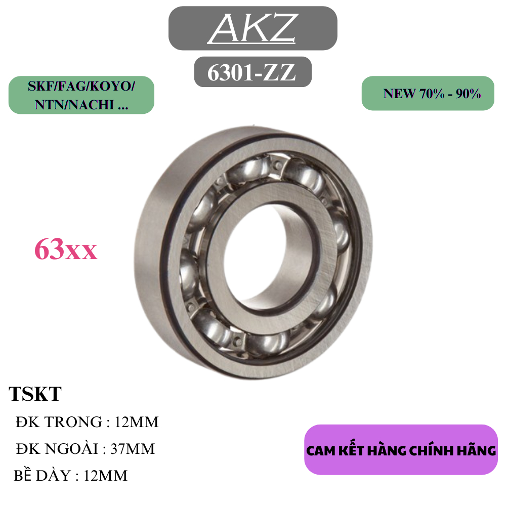 Bạc đạn vòng bi đã qua sử dụng 6301, 6302, 6303, 6304 | Shopee Việt Nam