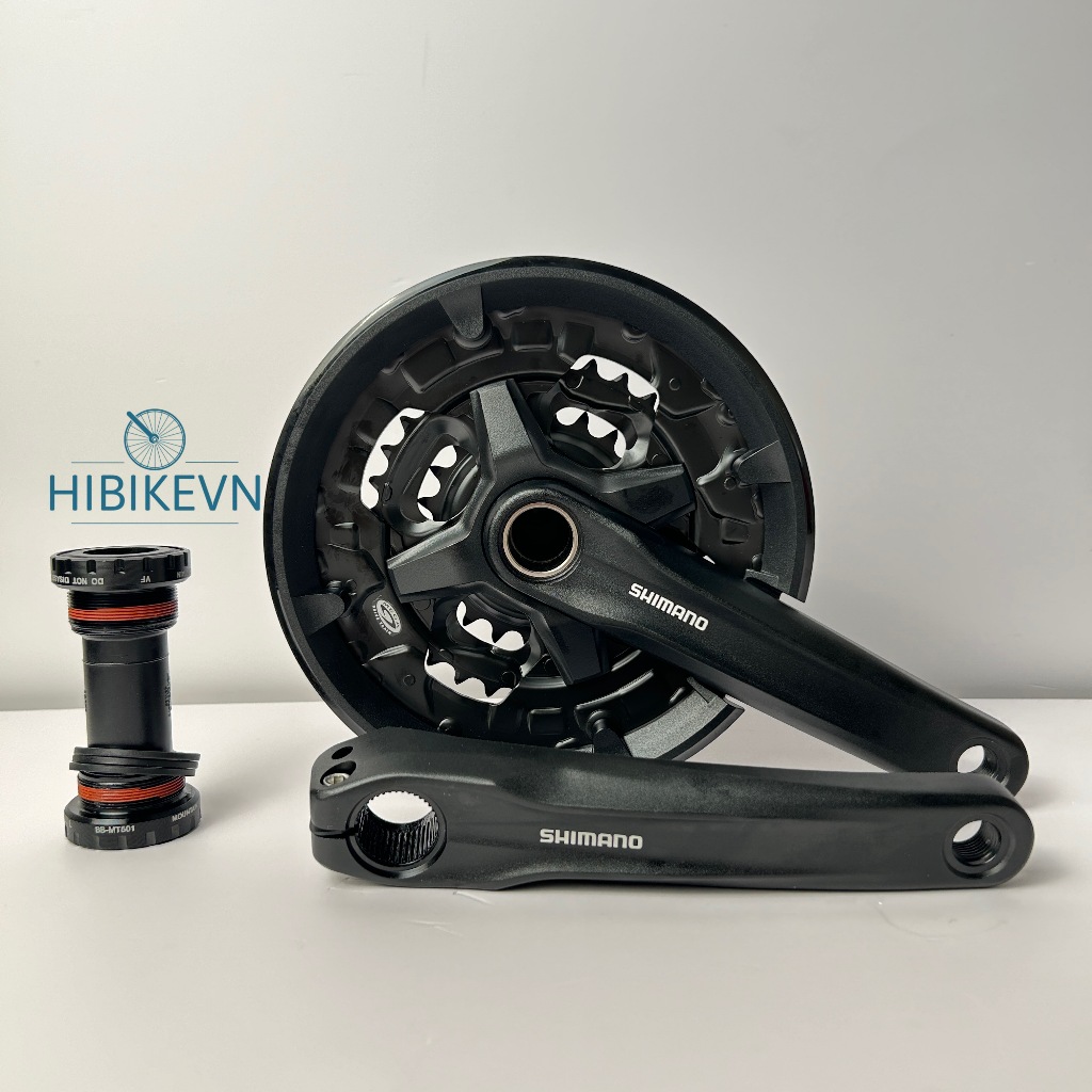 GIÒ DĨA XE ĐẠP SHIMANO CỐT RỖNG MT210 44-30-22T KÈM BB – 170MM BỘ ĐÙI ...