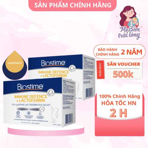 Sữa Non Tăng Sức Đề Kháng Cho Bé Biostime Immune Defence + Lactoferrin ...