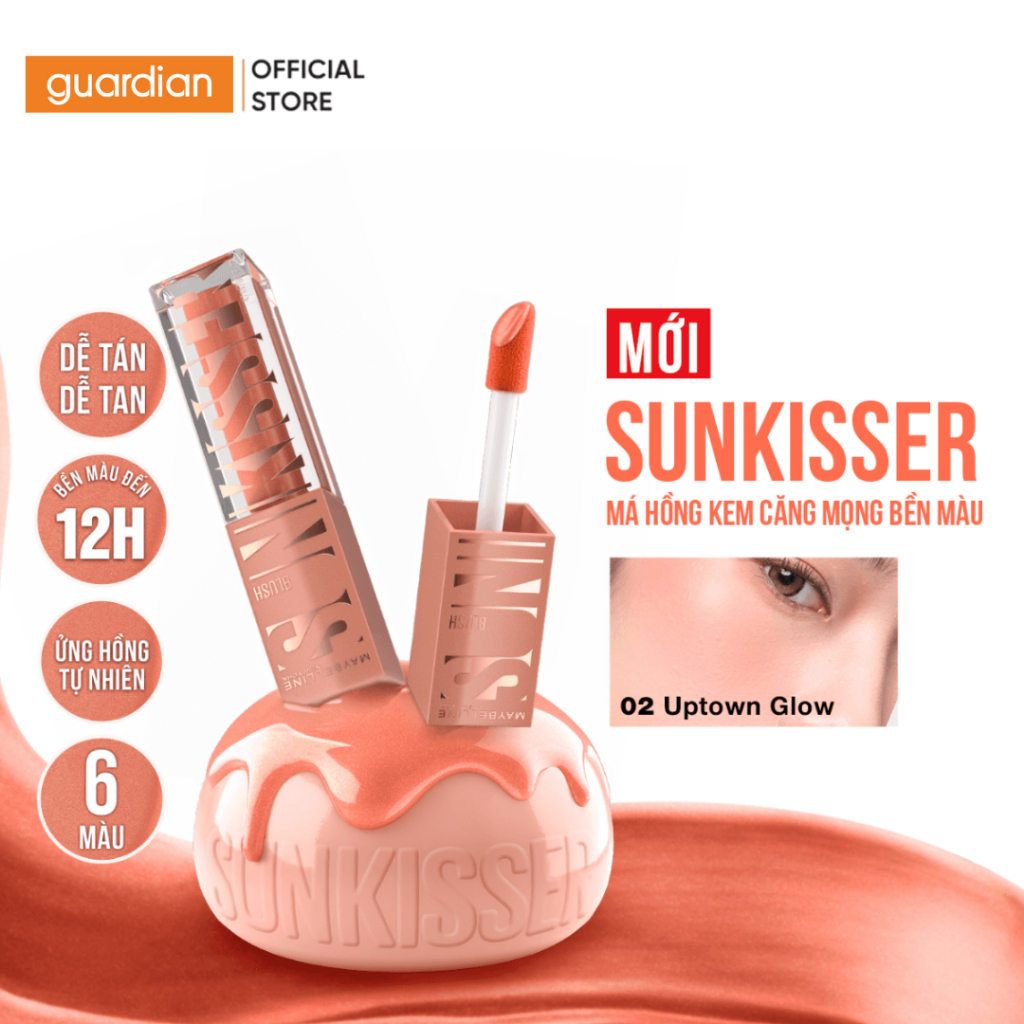 Má Hồng Dạng Kem Maybelline New York Sunkisser Blush 4.7Ml | Shopee Việt Nam