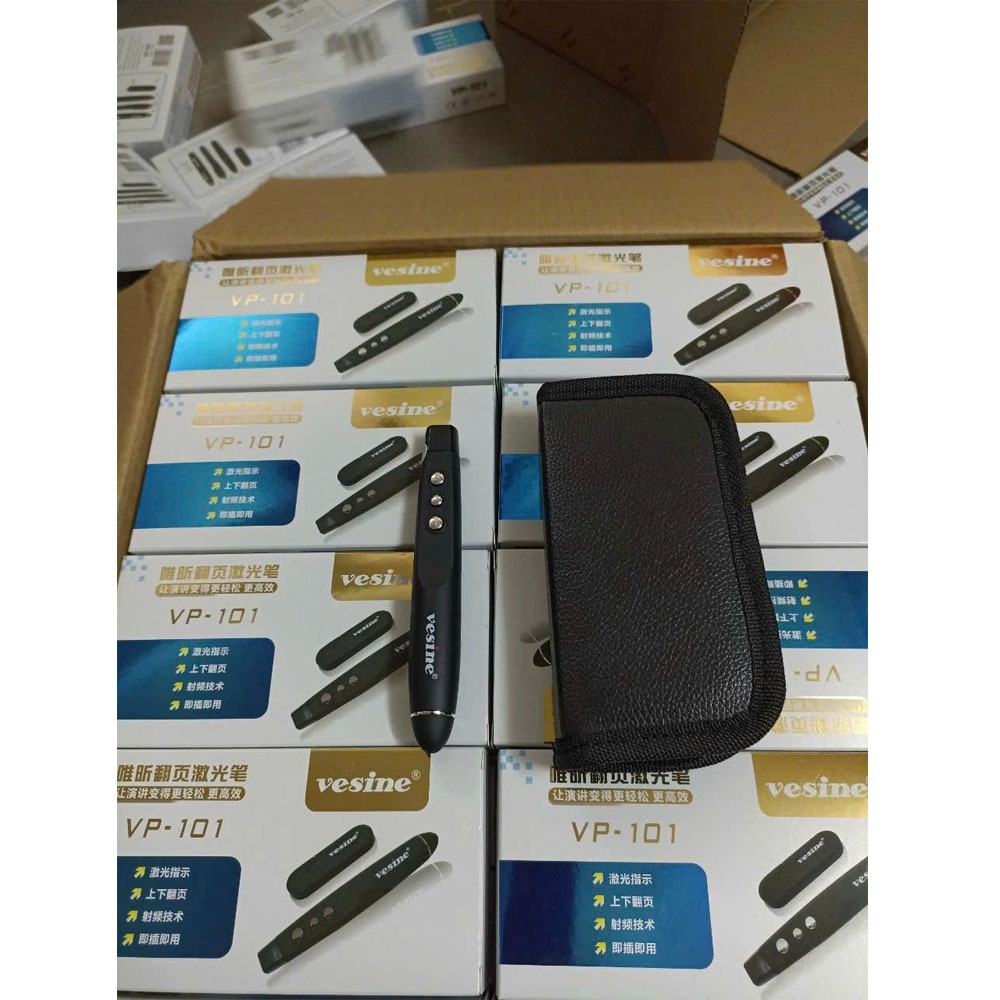 Bút Chỉ Lazer Vesine VP101 - Chính hãng Trình Chiếu, Thuyết Trình - Tặng Pin và Ví. | Shopee ...
