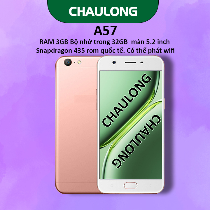 Điện thoại Oppo A57 Ram 3GB Rom 32GB màn 5.2 inch Snapdragon 435 rom quốc tế | Shopee Việt Nam