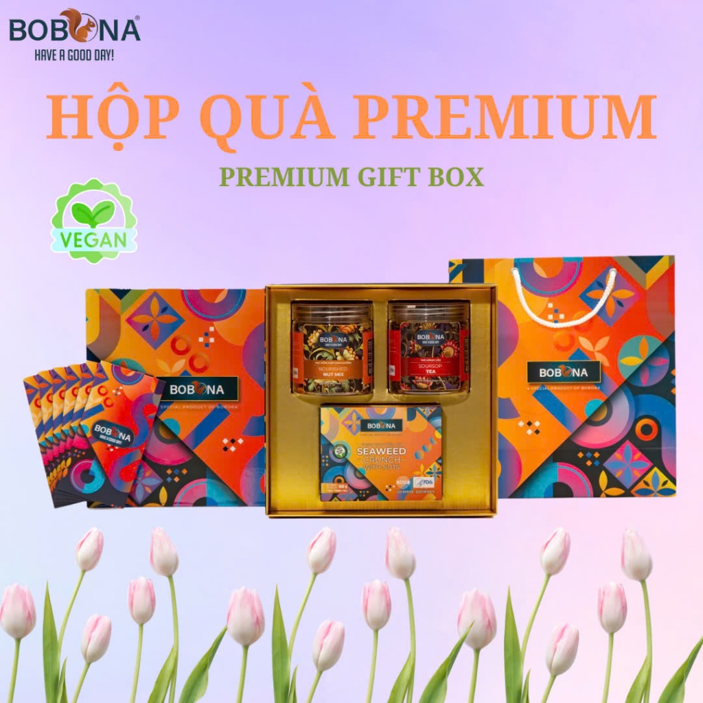 Hộp Quà Premium BOBONA Siêu Hạt, Dinh Dưỡng Sức Khỏe | Shopee Việt Nam