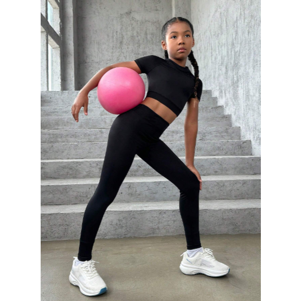 Bộ đồ tập Yoga Aerobic Dance cho bé gái 15-45kg – AHA kids – Model 2025 ...