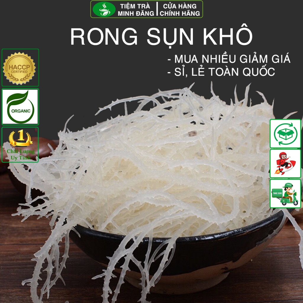 Rong Sụn khô - Giúp nhuận tràng, hỗ trợ tiêu hóa - TIỆM TRÀ MINH ĐĂNG ...