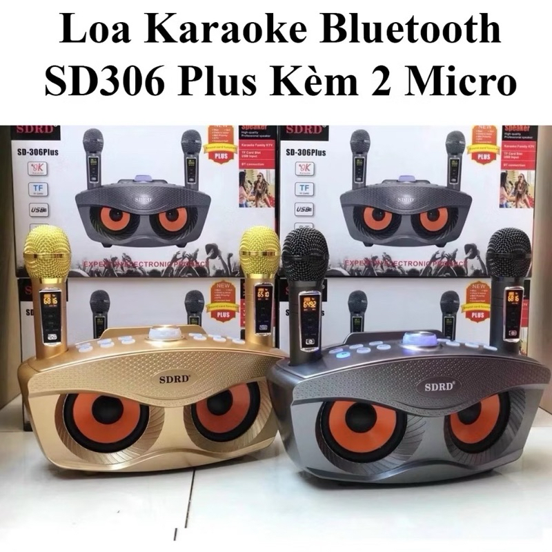Loa Bluetooth karaoke SDRD SD 306 Plus | Shopee Việt Nam