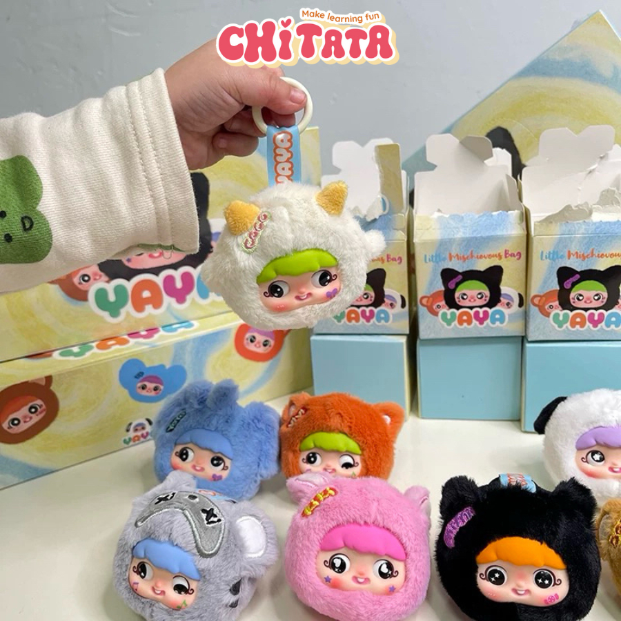 [CHÍNH HÃNG] Blind box YAYA mini, hộp mù yaya hoa quả siêu thơm có móc treo balo, túi xách ...