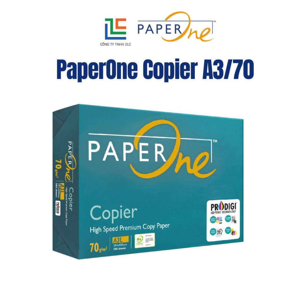 Giấy in A3, giấy photo ĐL 70gsm, 500 tờ PAPERONE Copier - 2LC VIETNAM ...