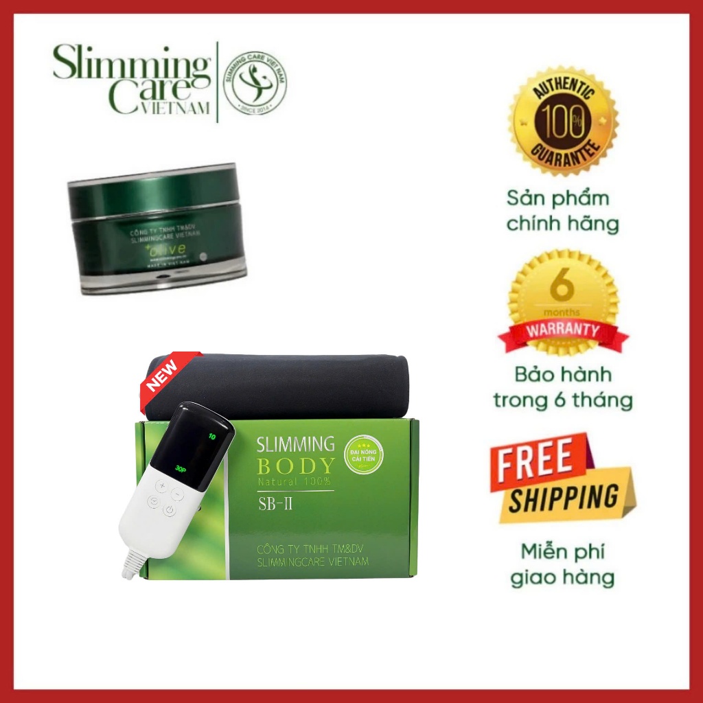 Combo Slimming Care Bộ cải tiến Slimming Body SB-II và kem tan mỡ mờ ...
