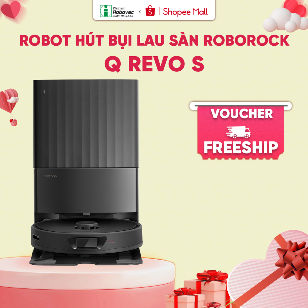 Robot hút bụi lau sàn thông minh ROBOROCK Q REVO S – Bản quốc tế – Hàng Chính Hãng | Shopee Việt Nam