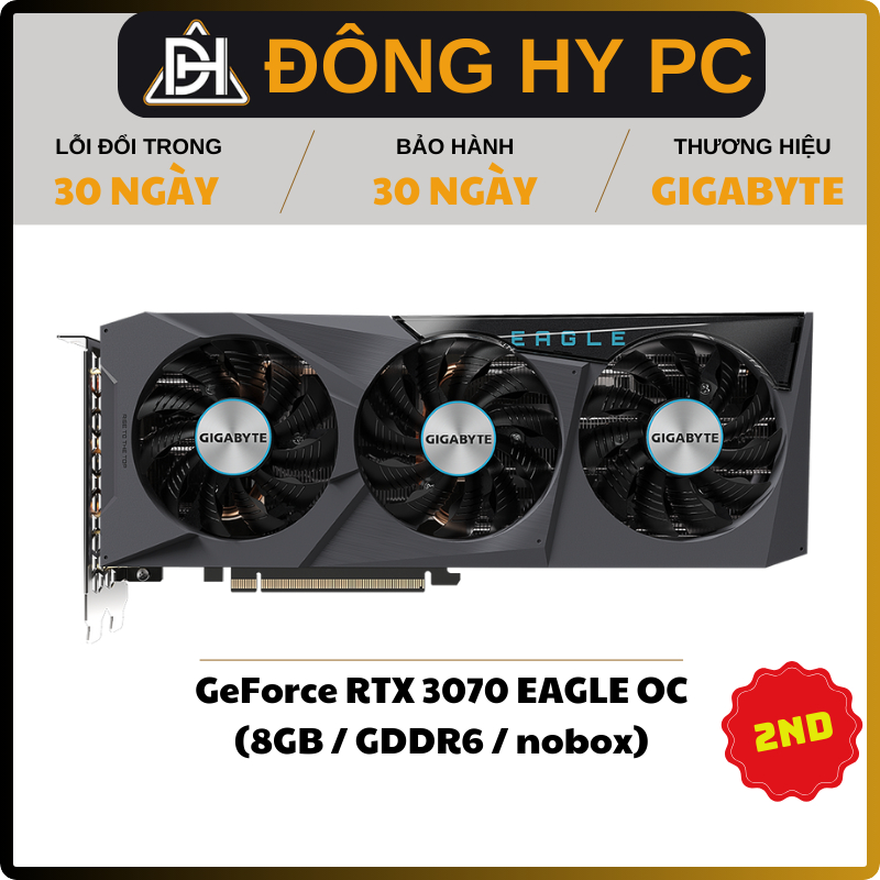VGA card màn hình Gigabyte RTX 3070 EAGLE OC 8GB 2ND | Shopee Việt Nam