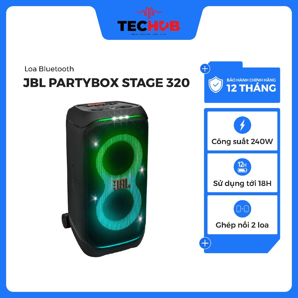 Loa Bluetooth JBL PARTYBOX STAGE 320 - Hàng PP Chính Hãng. Bảo hành 12 ...