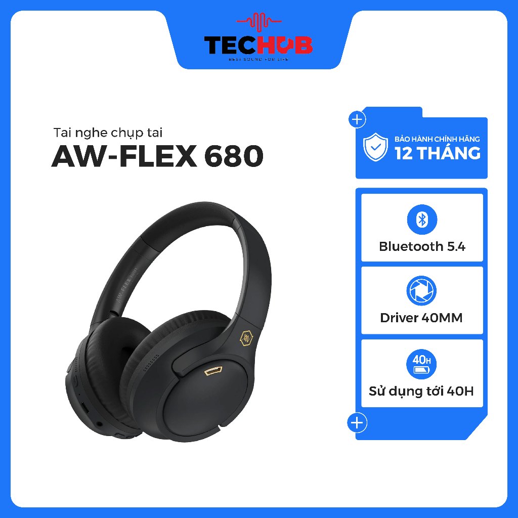 [TẶNG ÁO MƯA] Tai nghe không dây chống ồn Alpha Works FLEX 680 - Hàng Chính Hãng PGI | Shopee ...