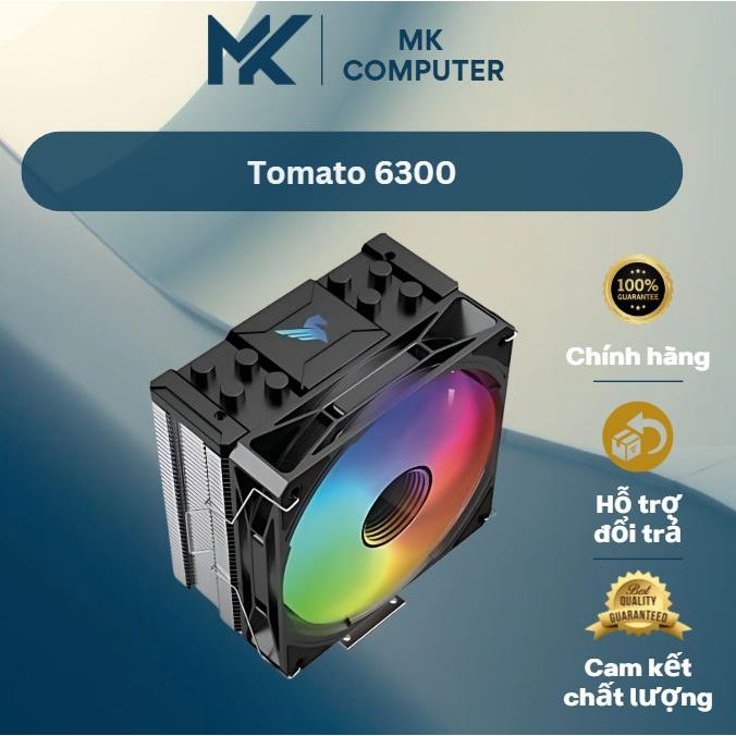 Sale Tản led cpu TOMATO 6300Plus 4 ống đồng loại to | Shopee Việt Nam