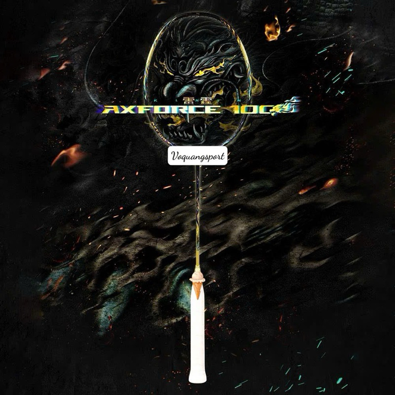 Vợt cầu lông LN Ax.Force 100 khung cacbon cao cấp,căng sẵn lưới 11kg ...