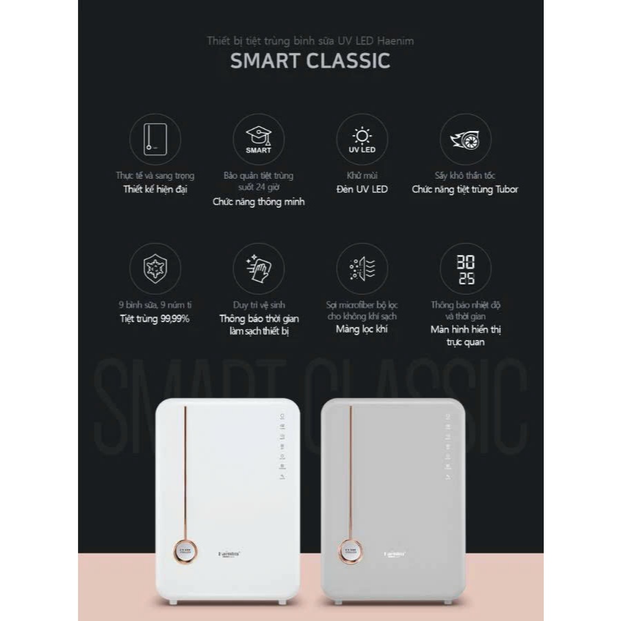 MÁY TIỆT TRÙNG BÌNH SỮA HAENIM UV LED STERILIZER 4G - VINAQUICK | Shopee Việt Nam