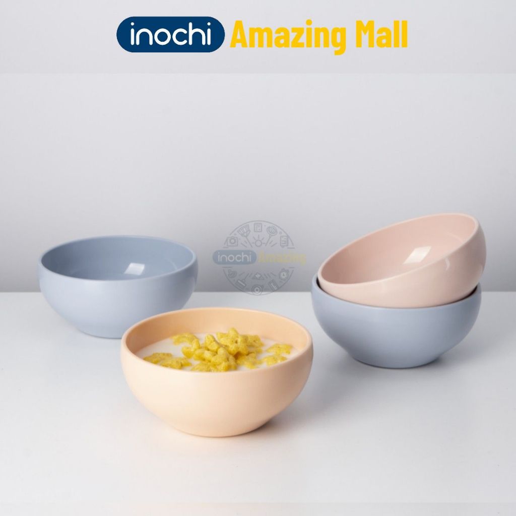 Combo 4 bát nhựa chén nhựa Inochi Amori nhựa nguyên sinh không BPA ...