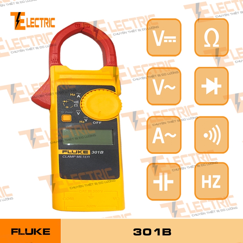 Fluke 301B Ampe Kìm Đo Dòng Điện AC 600A, Tụ 1000uF | Shopee Việt Nam