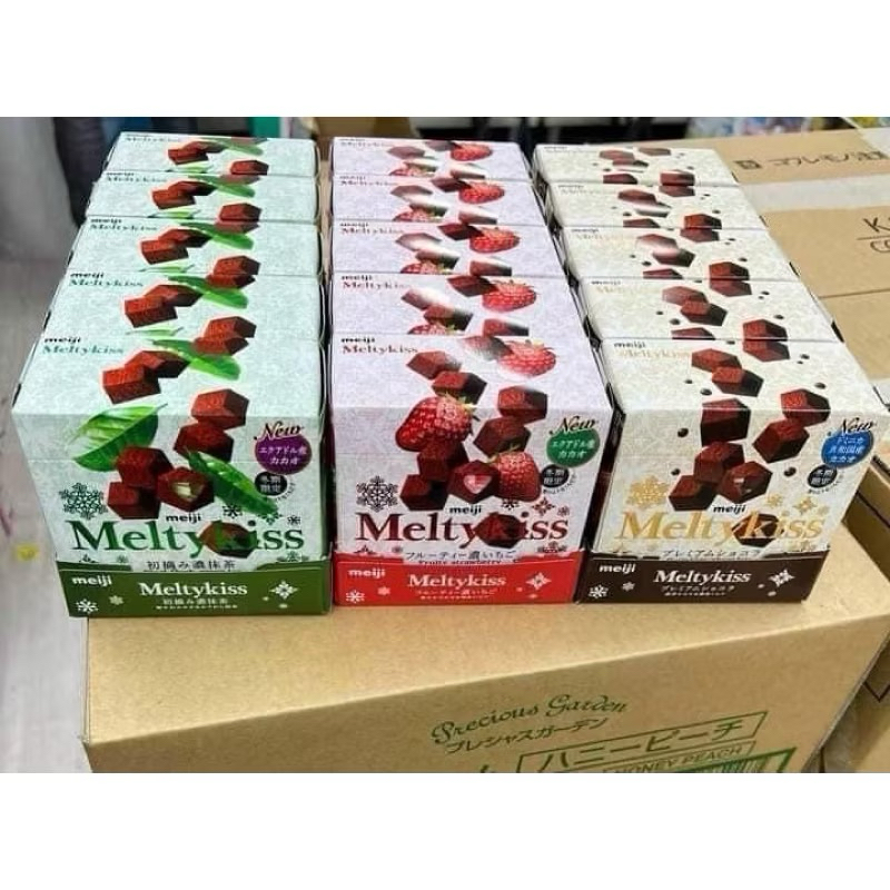 Hộp socola tươi Meiji Melty Kiss Nhật Bản vị Socola | Shopee Việt Nam