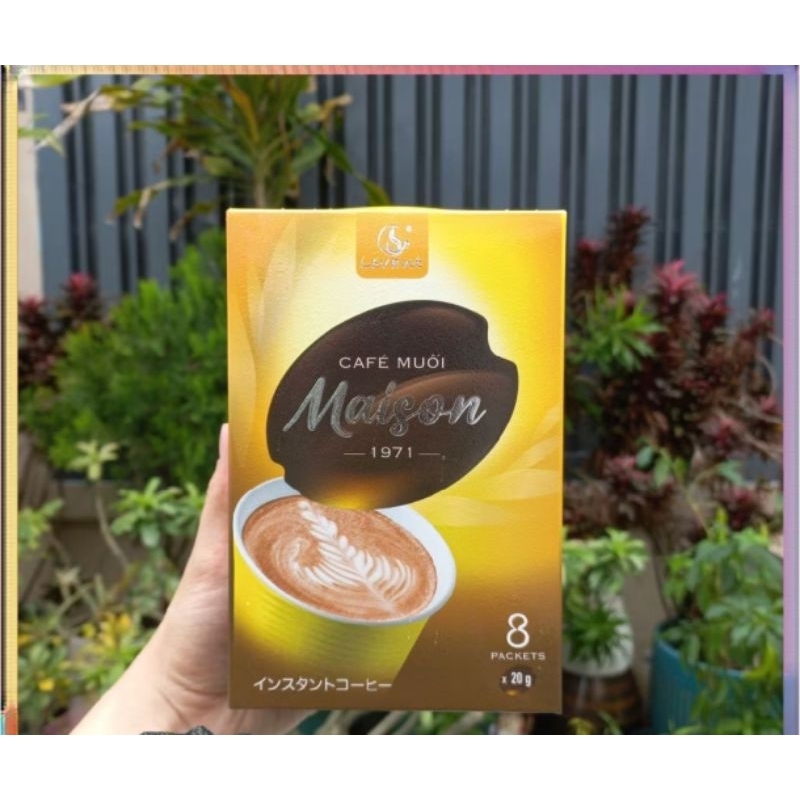 Cafe Muối Levant Maison Việt Nam Hộp 160G (8 Gói x 20G) | Shopee Việt Nam