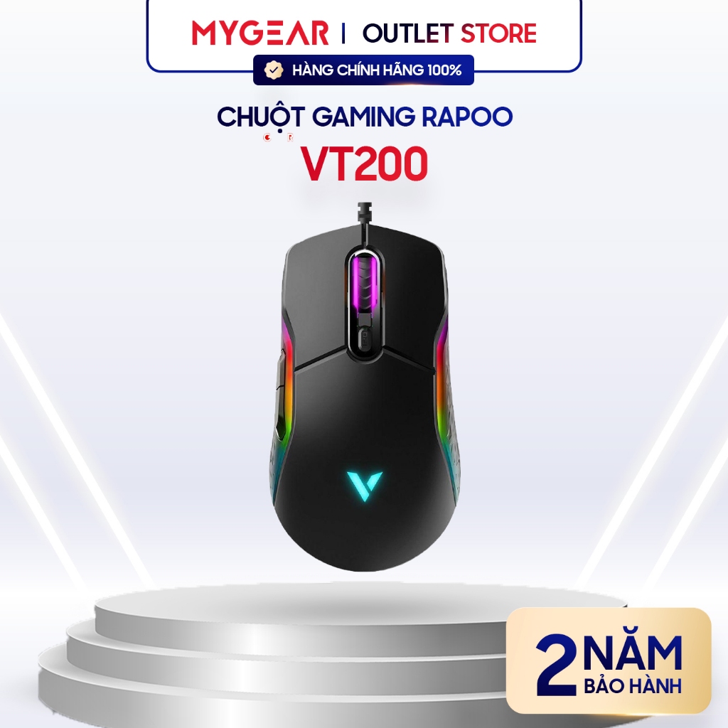 Chuột Gaming có dây Rapoo VT200 - New chính hãng | Shopee Việt Nam